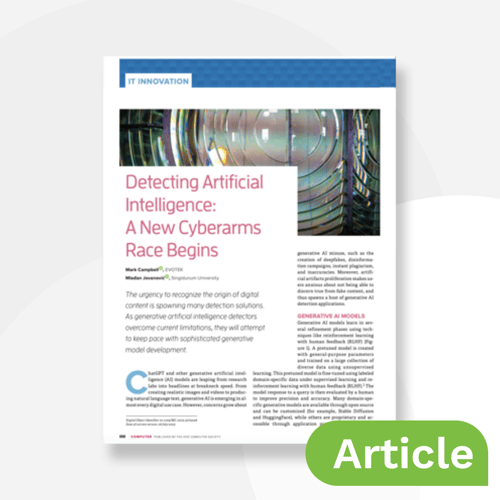 EVOTEK Labs (IEEE): Detecting Artificial Intelligence